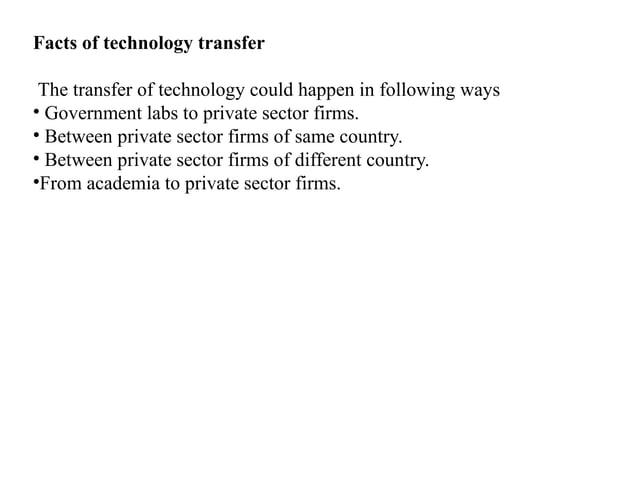 UNIT-IITechnology development and transfer- Introduction.pptx | Technology Industry | Industries