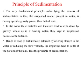 UNIT -II Treatment of water- aeration and sedimentation.ppt