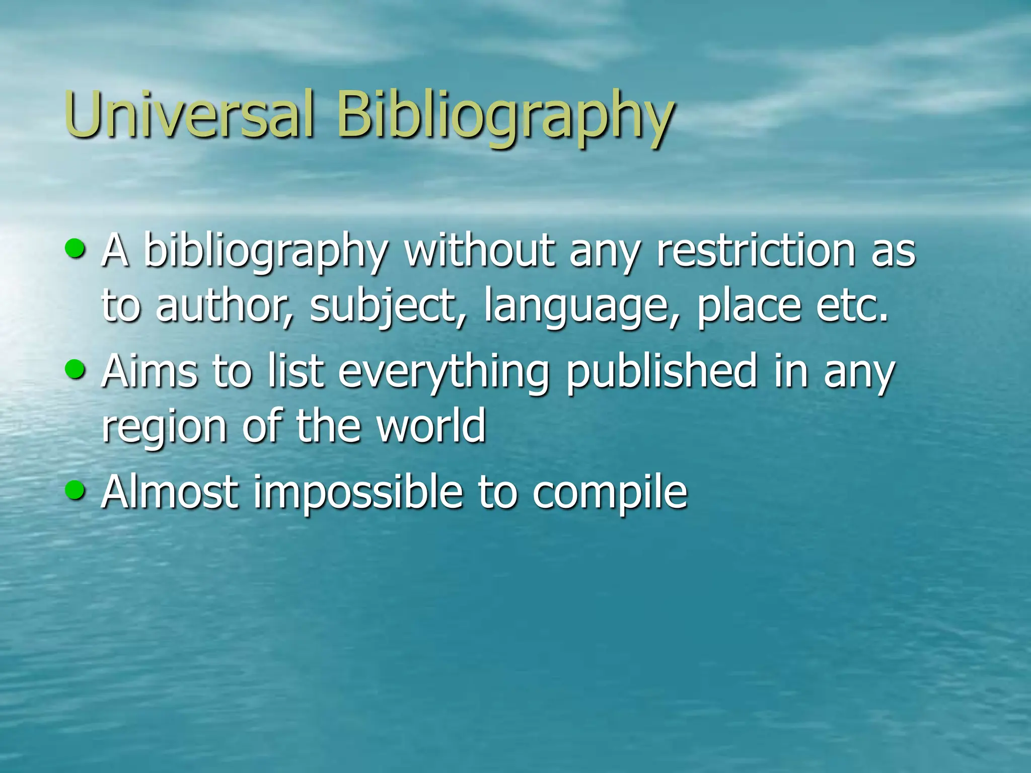 Unit-II (Types of Bibliographies and uses).ppt