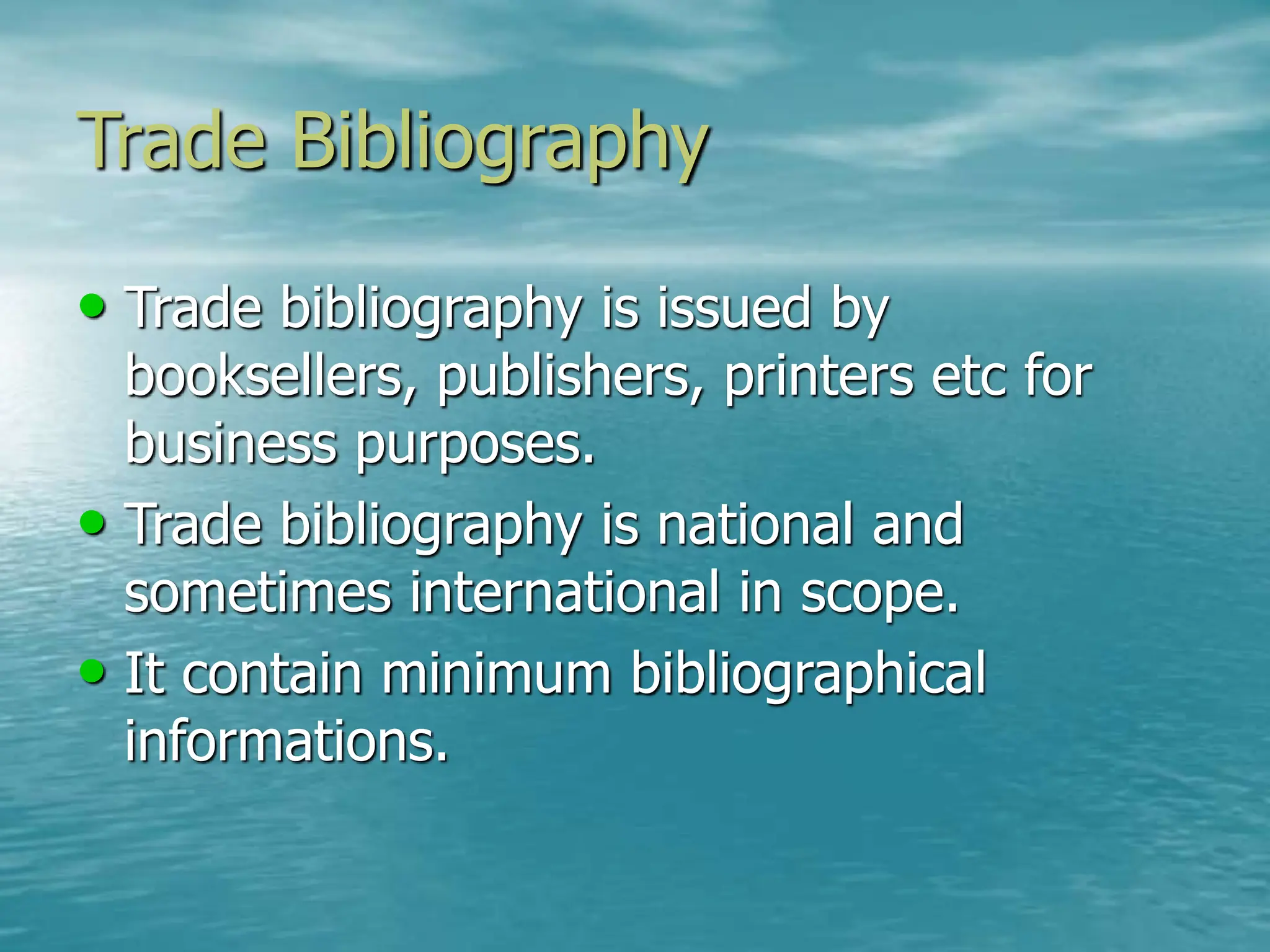 Unit-II (Types of Bibliographies and uses).ppt