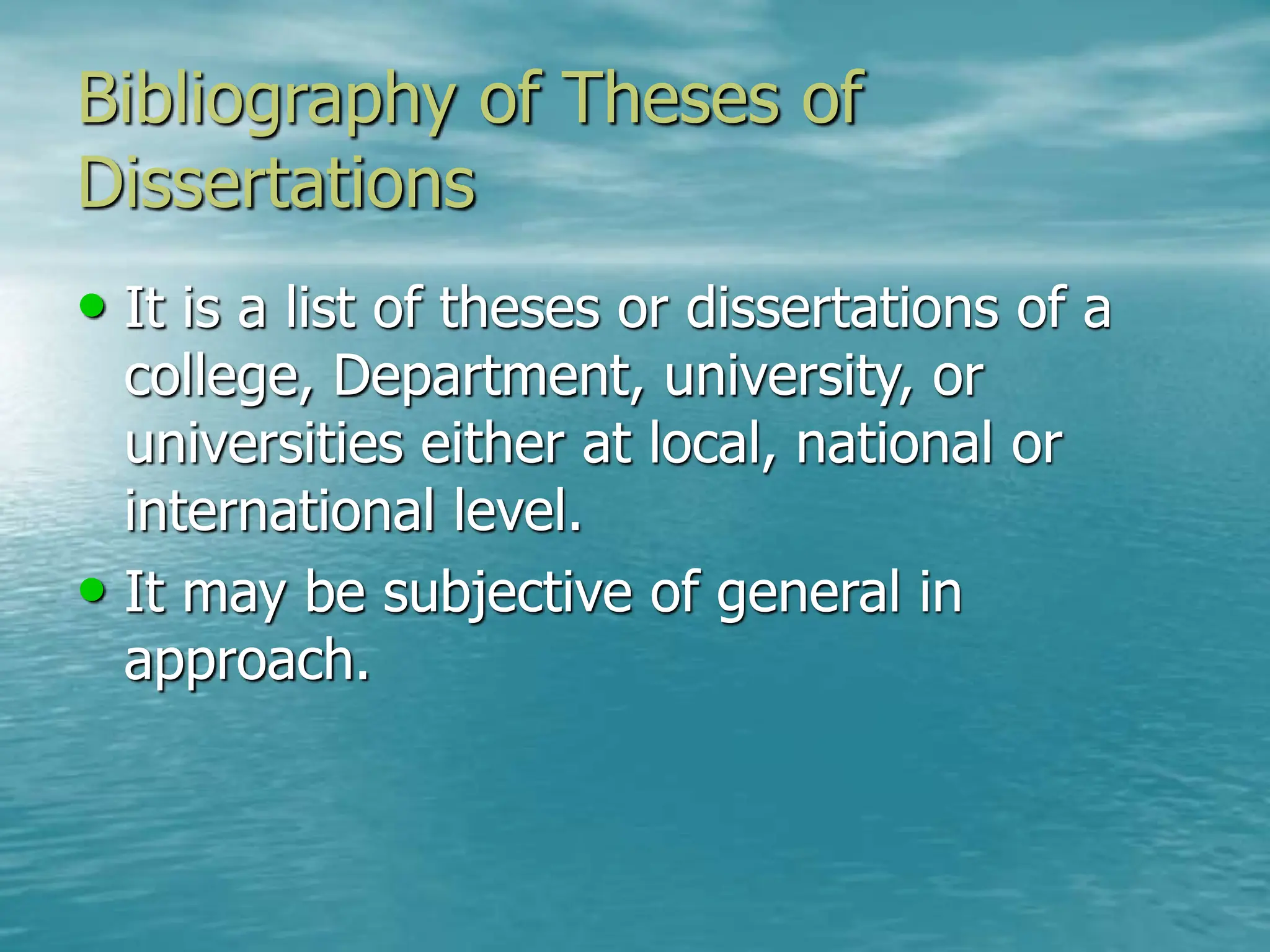 Unit-II (Types of Bibliographies and uses).ppt