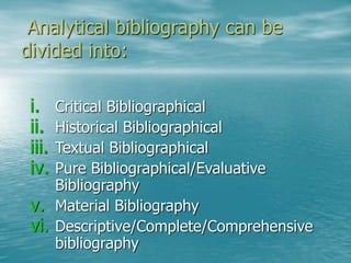 Unit-II (Types of Bibliographies and uses).ppt