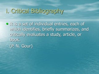 Unit-II (Types of Bibliographies and uses).ppt