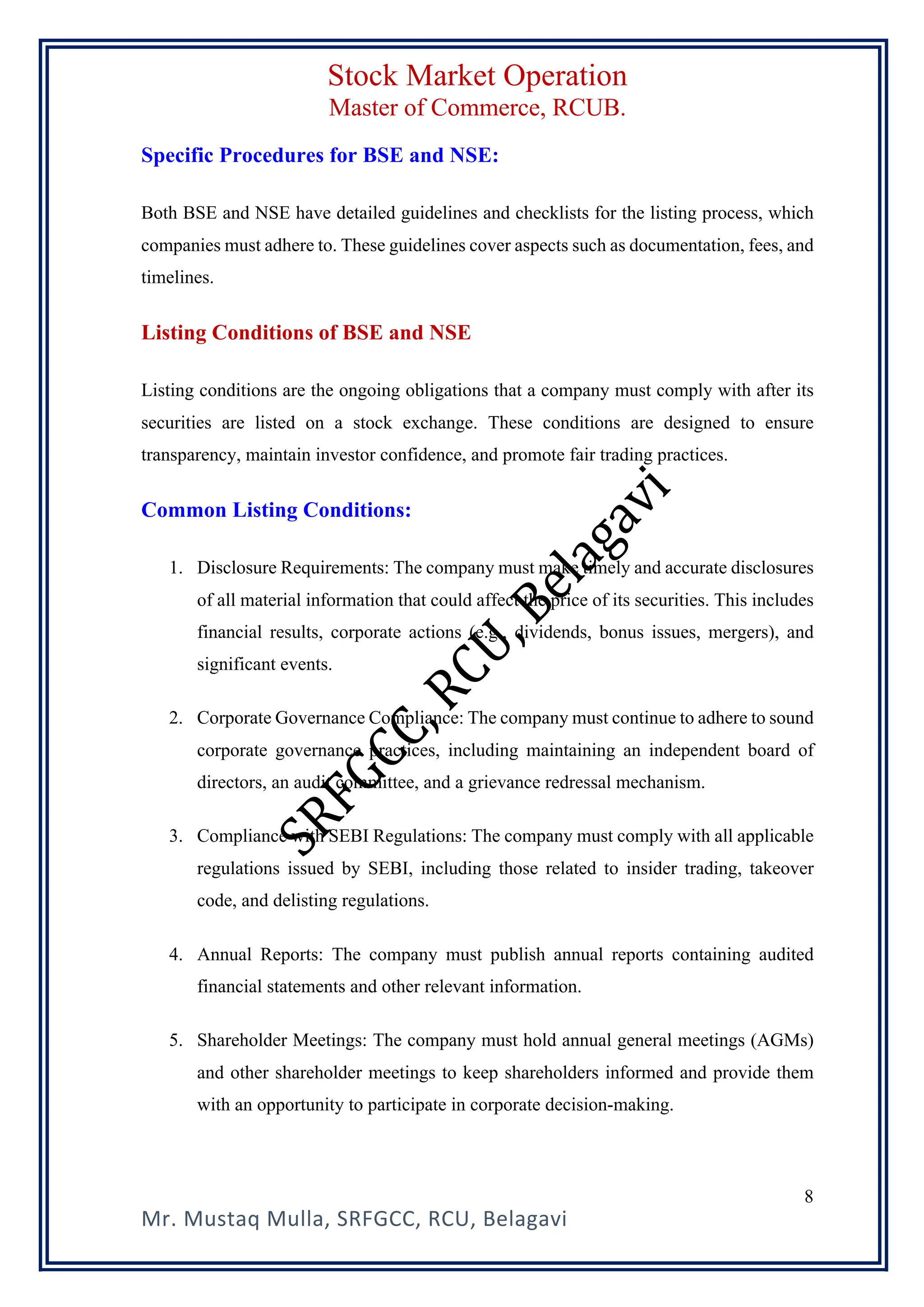 Unit -II Unit II- Trading and Settlement System in Stock Exchanges.pdf