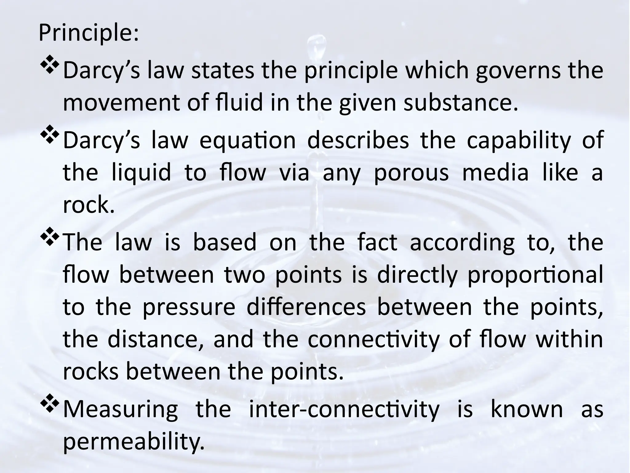 UNIT - II Well Hydraulics Darcy’s law – Groundwater Flow Equation .pptx
