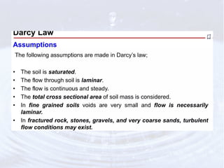UNIT - II Well Hydraulics Darcy’s law – Groundwater Flow Equation .pptx