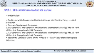 Unit i lecture 1 | PPT