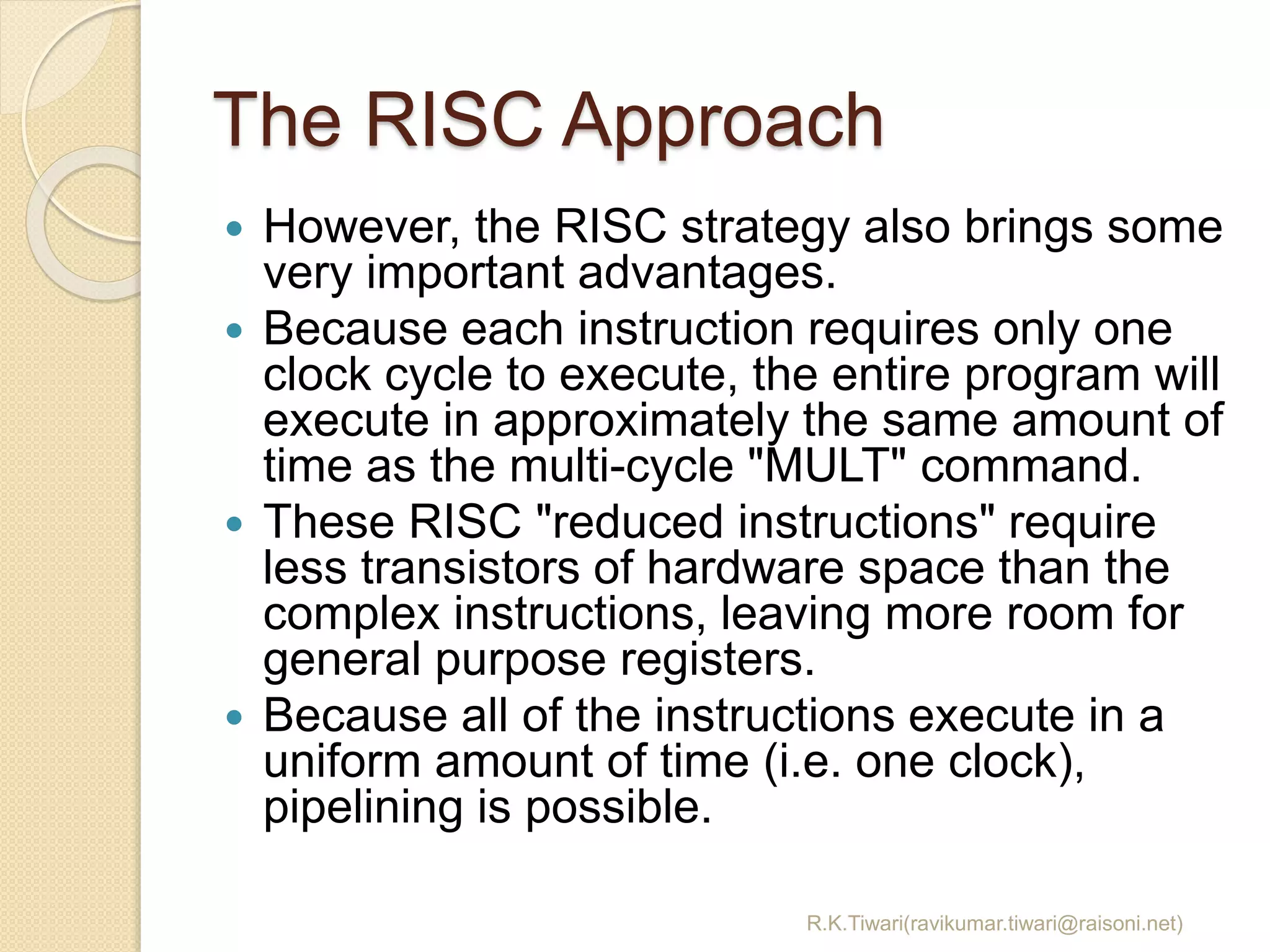 RISC Vs CISC, Harvard v/s Van Neumann | PPTX | Programming Languages | Computing