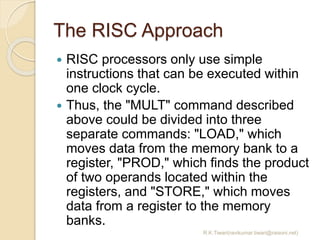 RISC Vs CISC, Harvard v/s Van Neumann | PPTX | Programming Languages | Computing