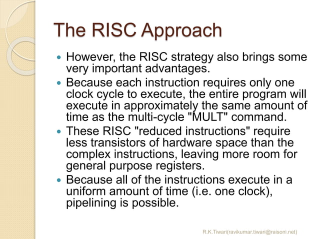 RISC Vs CISC, Harvard v/s Van Neumann | PPTX | Programming Languages | Computing