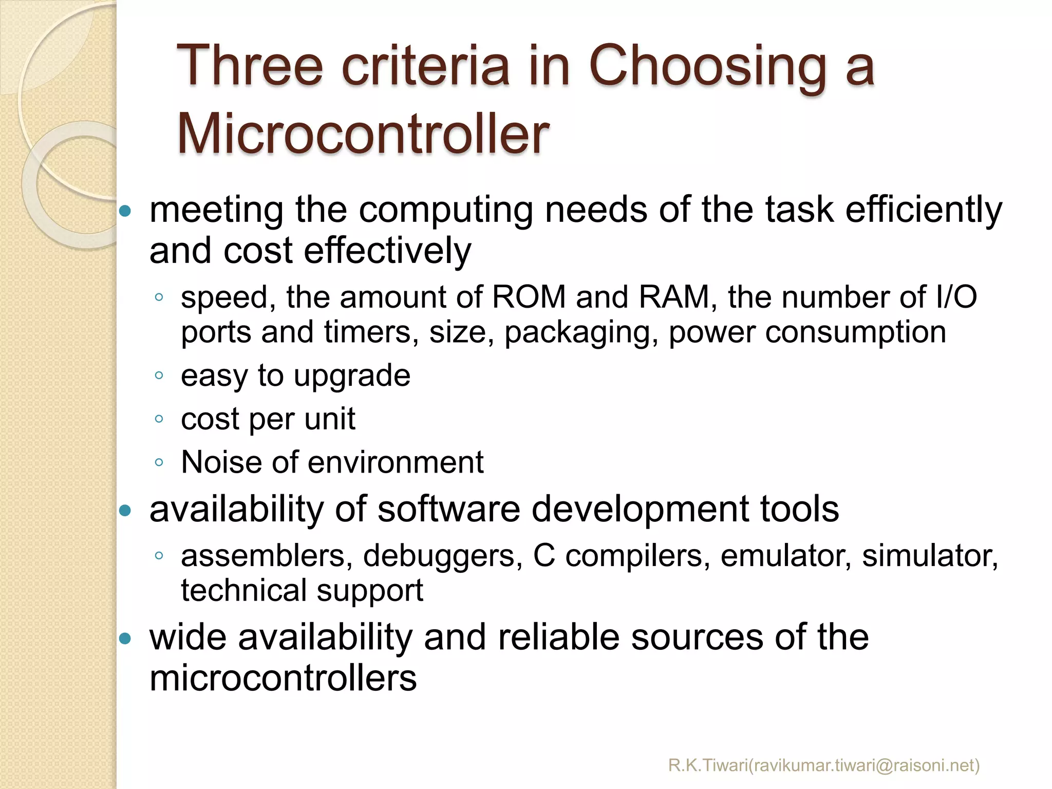 8051 Microcontroller | PPTX