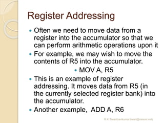 8051 Addressing modes | PPTX