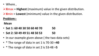 Unit-I Measures of Dispersion- Biostatistics - Ravinandan A P.pdf