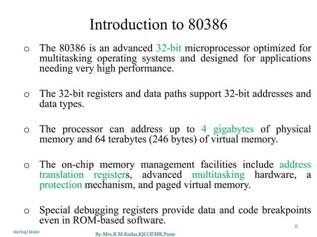 Unit-I_new Introduction to 80386 RMK.ppt