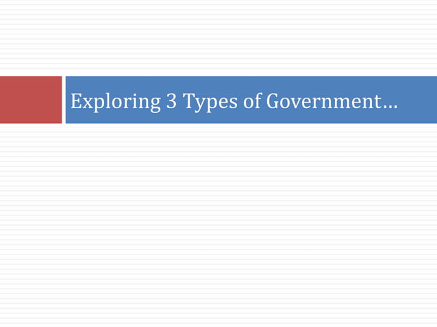 Unit I - Origins Of Government | PPT