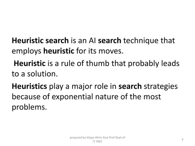UNIT-I Part2 Heuristic Search Techniques.pptx