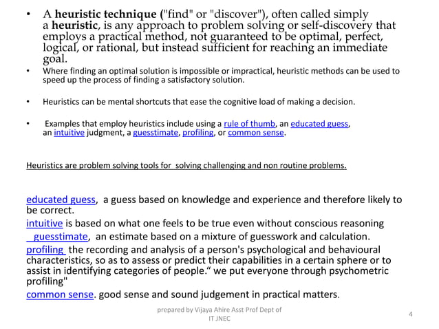 UNIT-I Part2 Heuristic Search Techniques.pptx