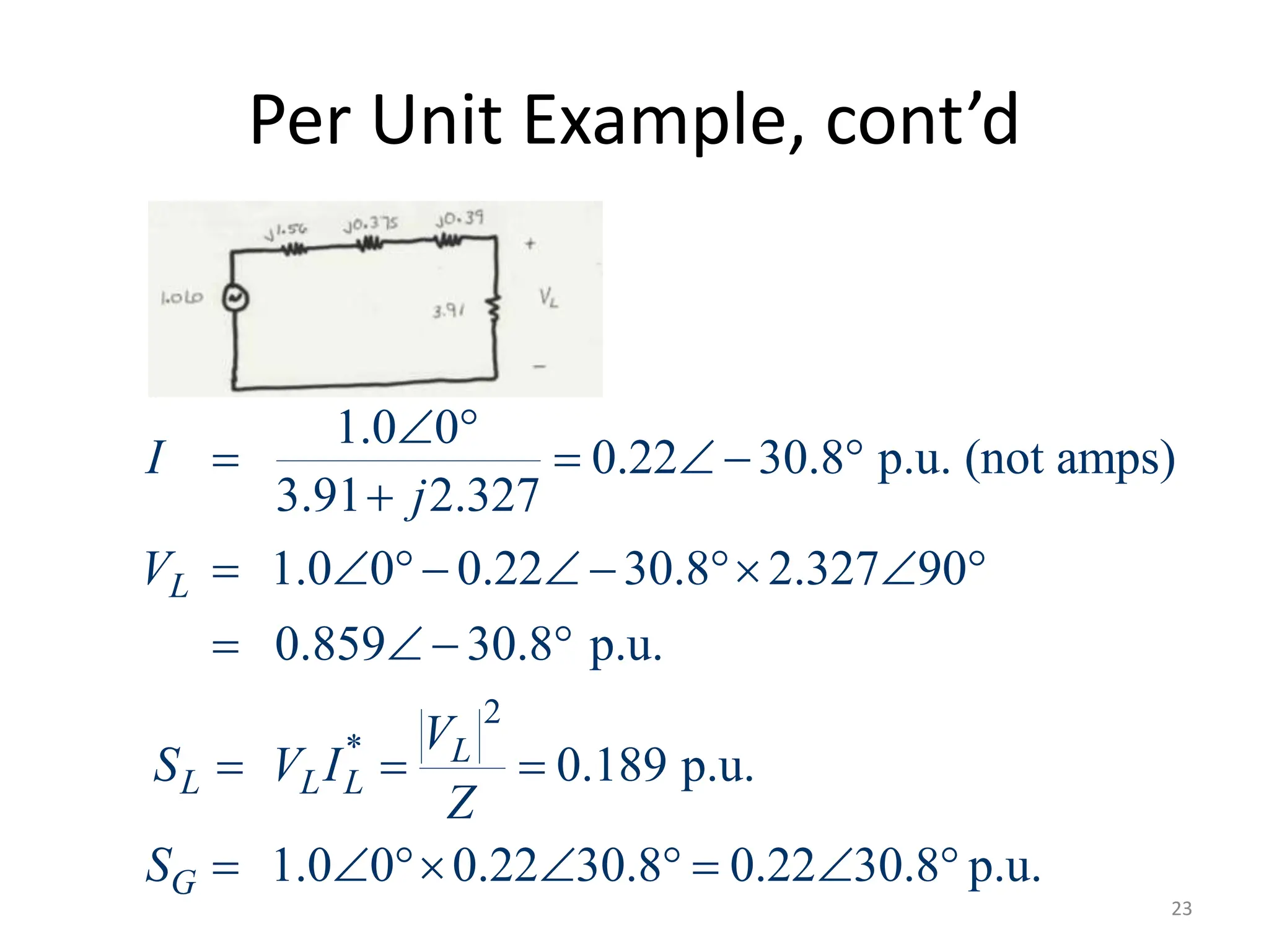 UNIT -I per unit calculation,EQUIVALENT CIRCUIT | PPT