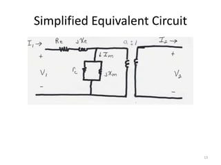 UNIT -I per unit calculation,EQUIVALENT CIRCUIT | PPT