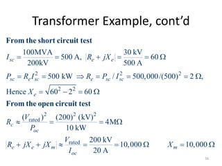 UNIT -I per unit calculation,EQUIVALENT CIRCUIT | PPT