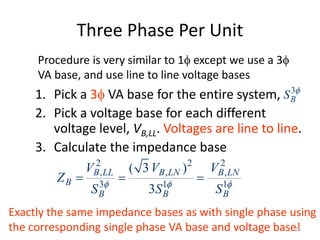 UNIT -I per unit calculation,EQUIVALENT CIRCUIT | PPT