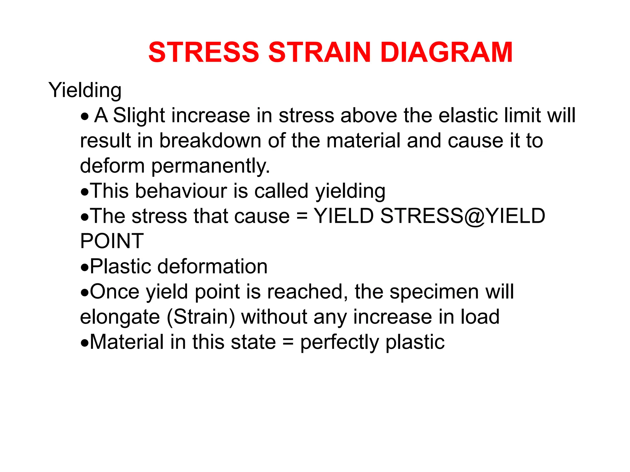 Stress and strain Introduction to stress and strain, stress strain ...