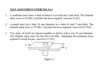 Stress and strain Introduction to stress and strain, stress strain ...