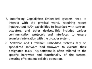 Unit - I : Introduction of Embedded system | PPTX