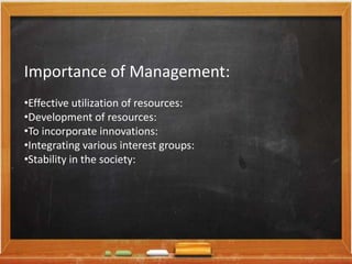 Management Science Introduction UNIT-I PPT | PPT