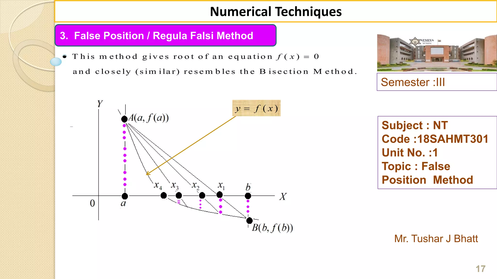 Numerical Methods(Roots of Equations) | PPT