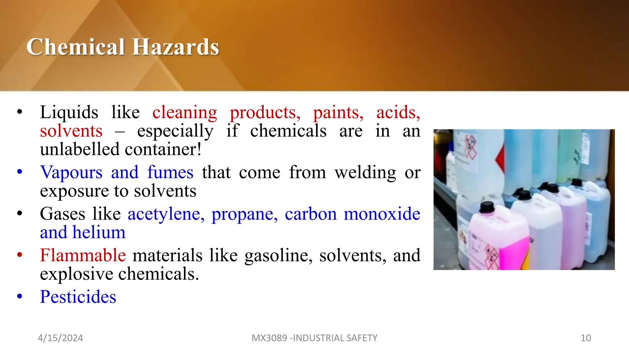 Industrial Safety Unit-I SAFETY TERMINOLOGIES | PPTX