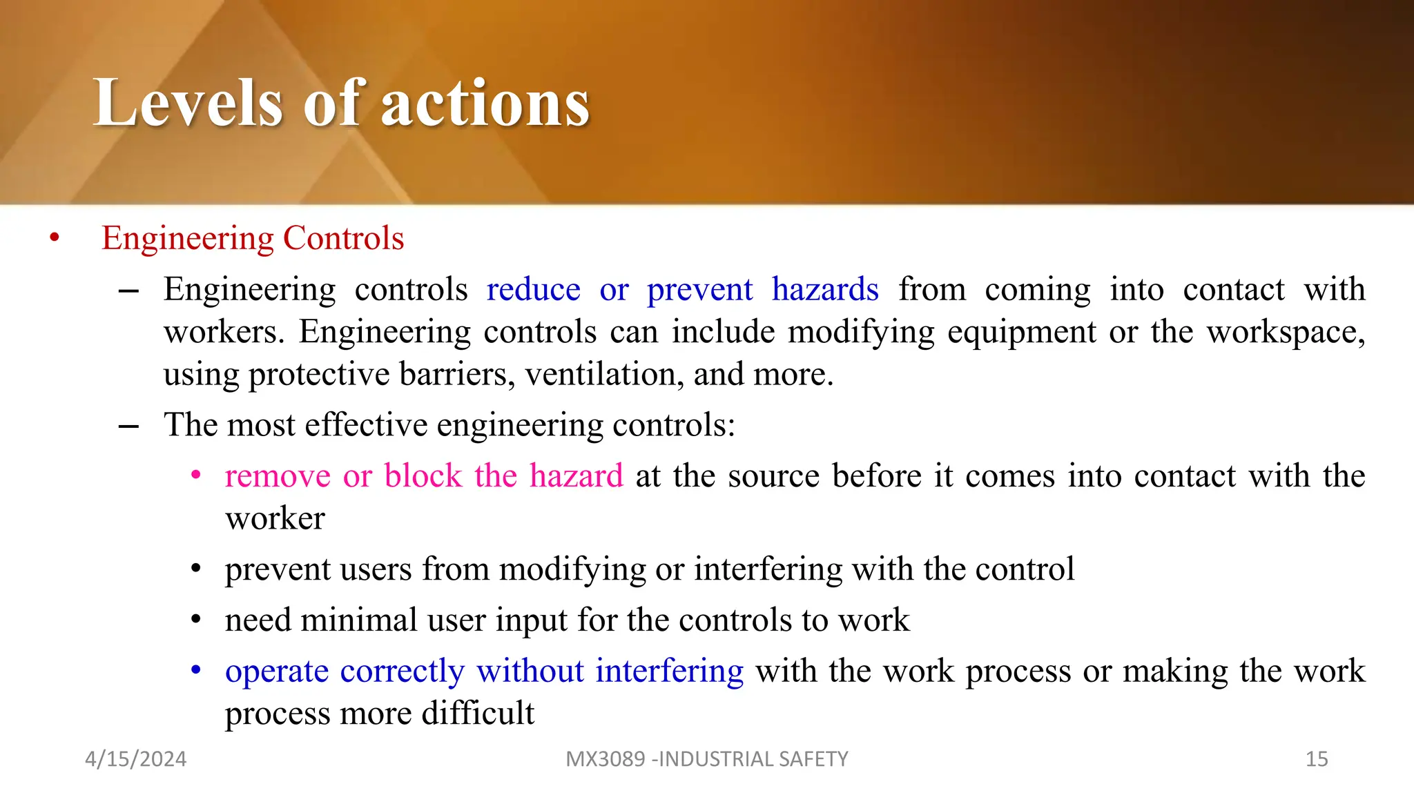 Industrial Safety Unit-I SAFETY TERMINOLOGIES | PPTX