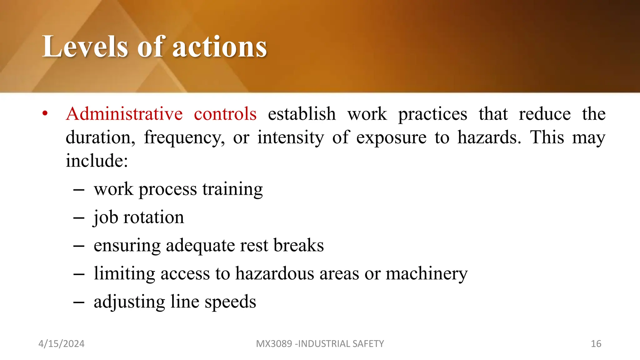 Industrial Safety Unit-I SAFETY TERMINOLOGIES | PPTX