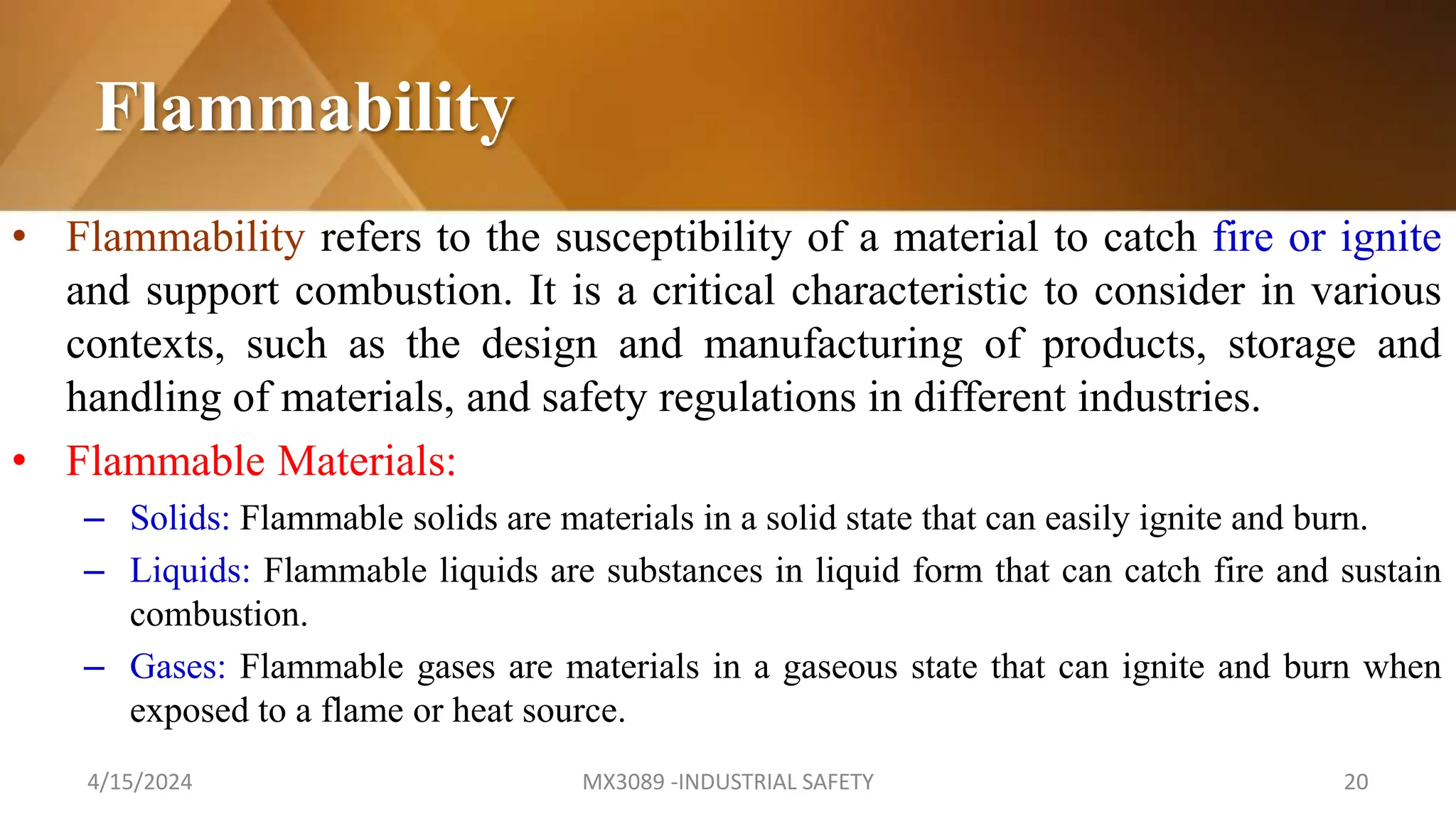 Industrial Safety Unit-I SAFETY TERMINOLOGIES | PPTX