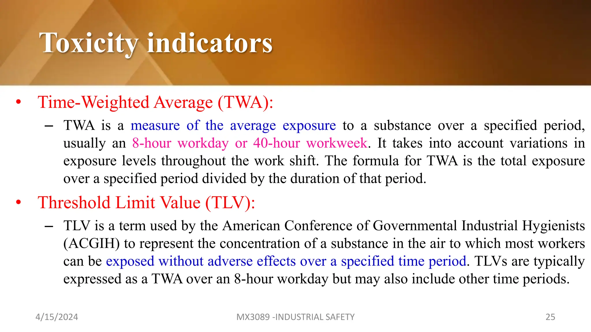 Industrial Safety Unit-I SAFETY TERMINOLOGIES | PPTX