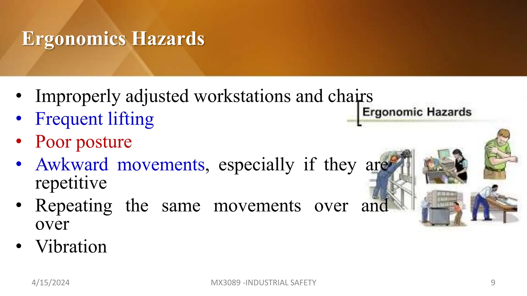 Industrial Safety Unit-I SAFETY TERMINOLOGIES | PPTX