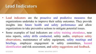 Industrial Safety Unit-I SAFETY TERMINOLOGIES | PPTX