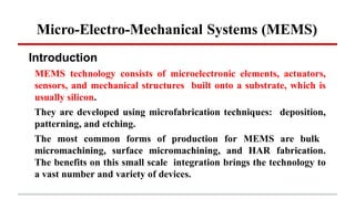UNIT-I Micro Electro Mechanical sample.pptx