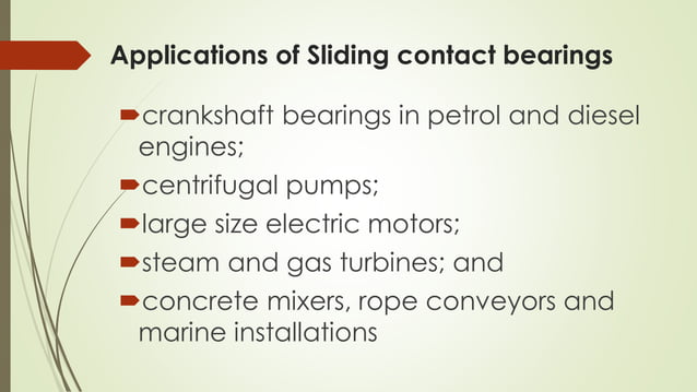 sliding and rolling contact bearings | PDF