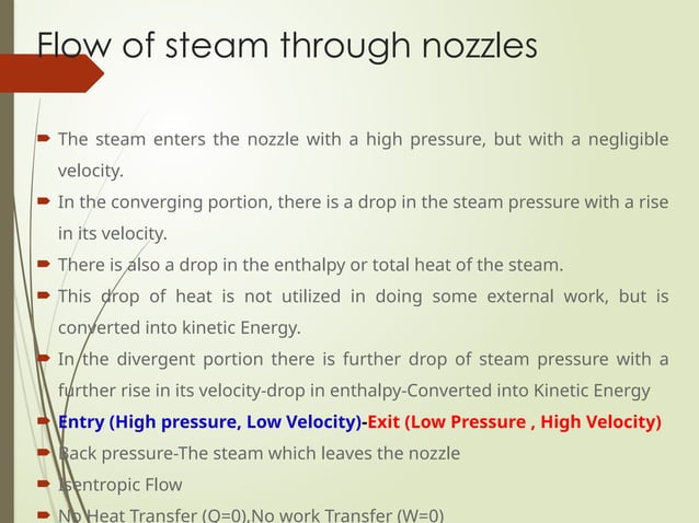 Unit-I, Steam Nozzles - thermal engineering | PPT