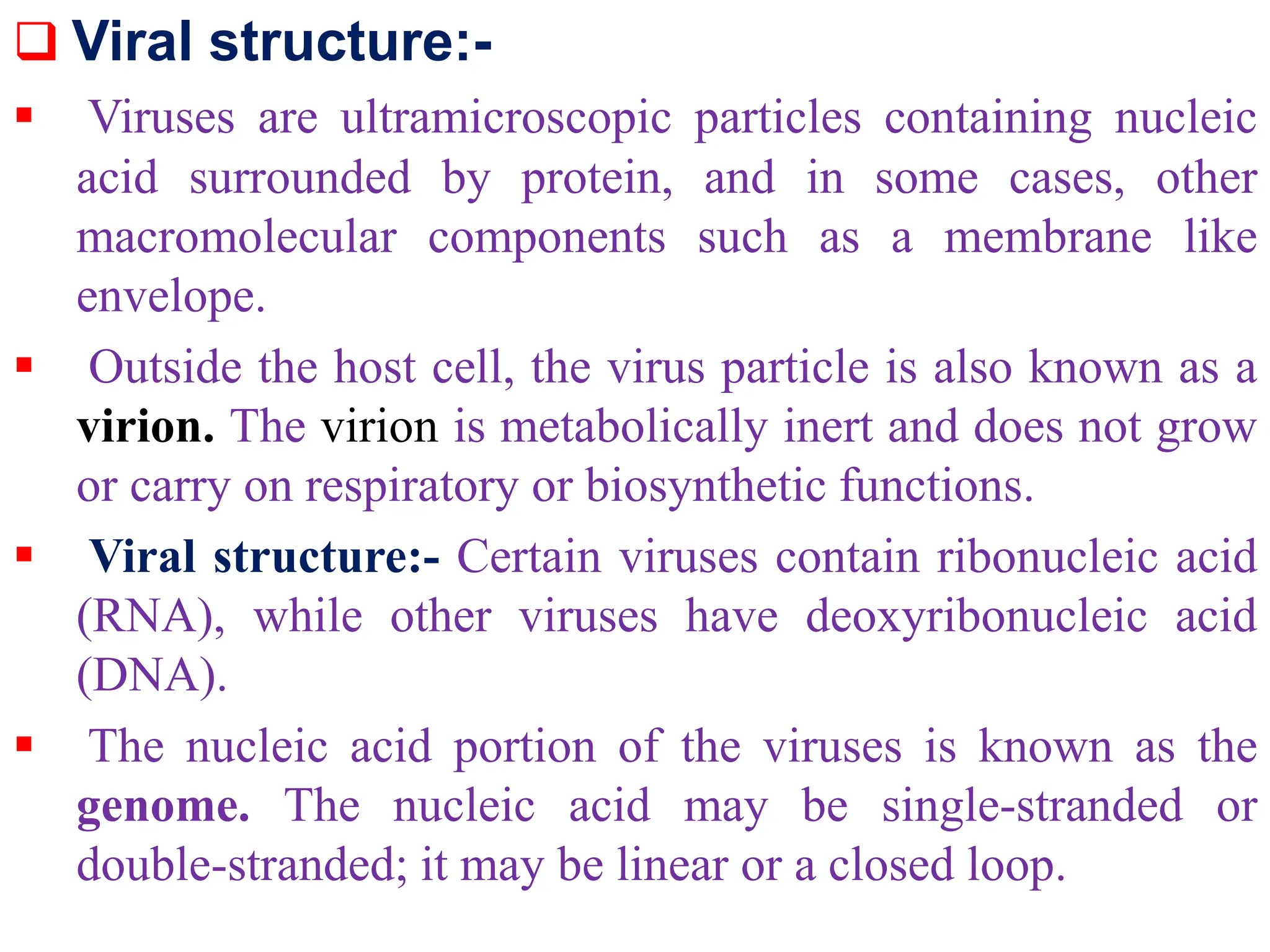 Unit - I Structure, Symmetry _ Cultivation of Viruses PPT.pptx