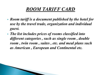 Unit I Tariff Structure | PPT