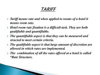 Unit I Tariff Structure | PPT