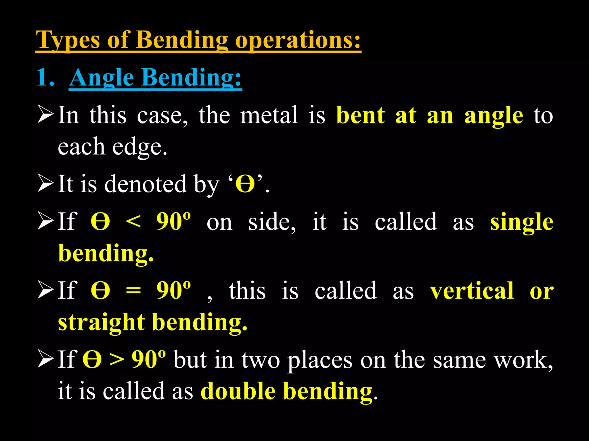 Unit 4-SHEET METAL PROCESSES | PPTX