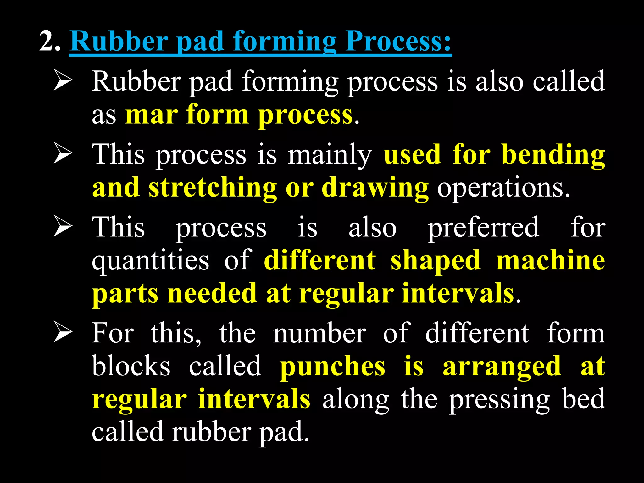 Unit 4-SHEET METAL PROCESSES | PPTX