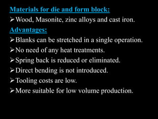Unit 4-SHEET METAL PROCESSES | PPTX