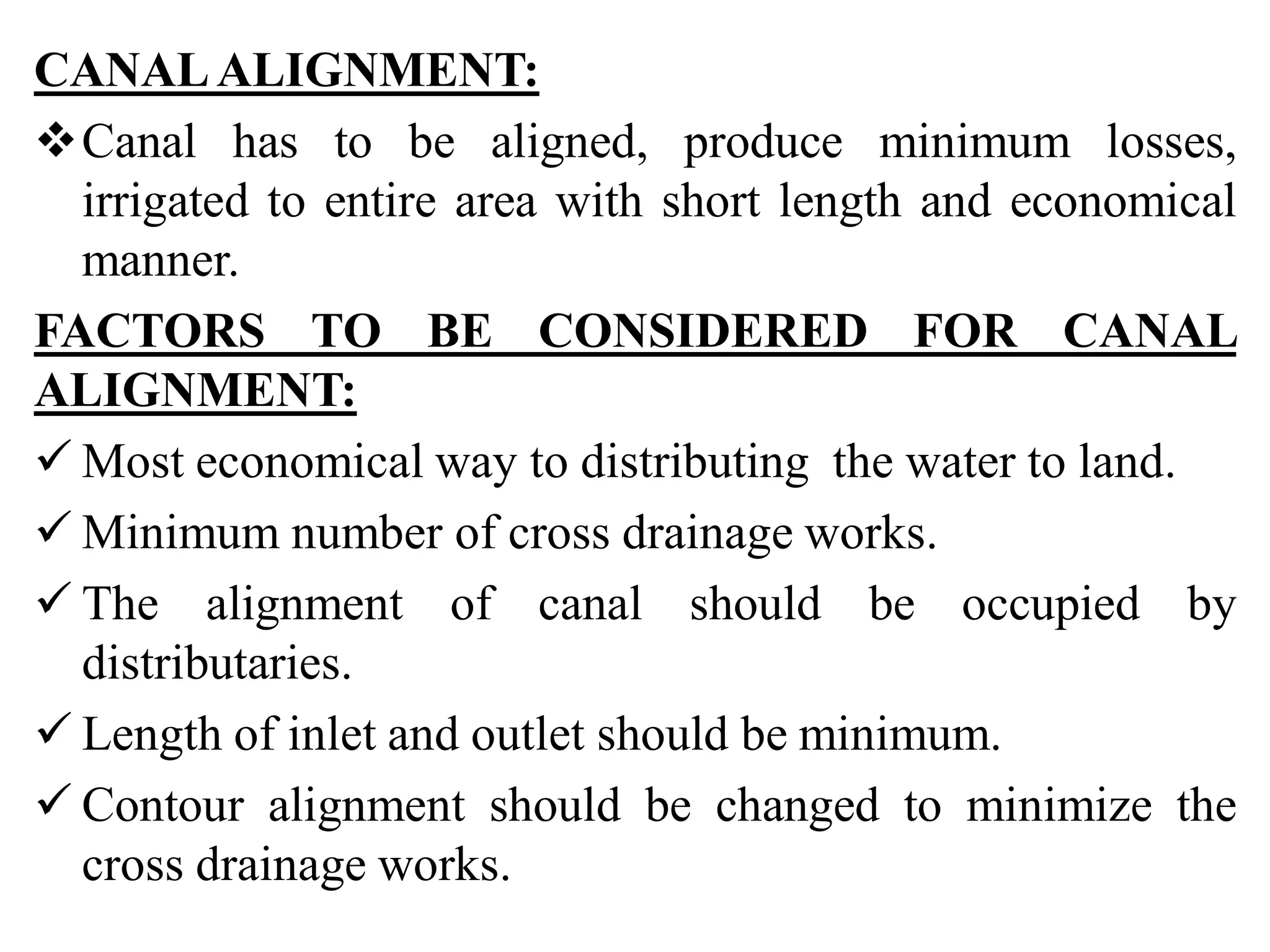 CANAL IRRIGATION | PDF