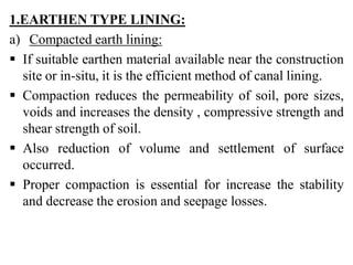CANAL IRRIGATION | PDF