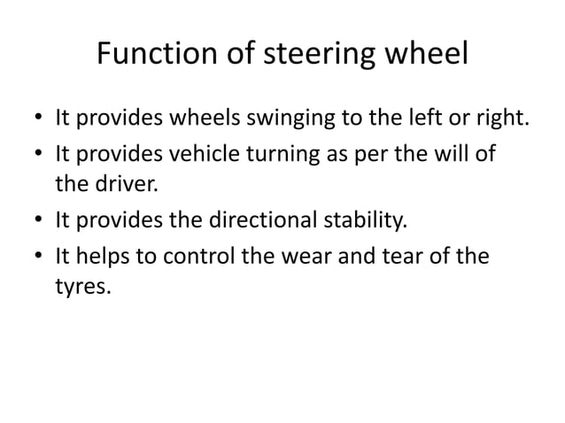 Steering Brake and Suspension System | PPTX | Auto Parts | Automotive