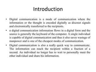 Digital Communication Sytems | PPT